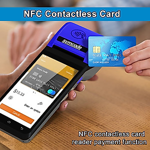 PDA POS 58mm Thermal Printer with Android 12 5.5" inch Touch Screen Receipt Printer Scan 1D/2D barcodes [Camera] Support 4G:FDD-LTE,TD-LTE 3G: WCDMA 2G: GSM,GPRS Hot spot Bluetooth 3GB Ram +16GB ROM