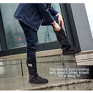 Galashield Waterproof Shoe Covers Rain Shoe Covers Slip Resistance Galoshes Rain Boots Over Shoes (Medium)