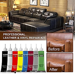 LIUZHIPENG Leather Repair Filler Gel Advanced Leather Repair Cream Color Restore Paste Scratch Hole Rip Filler for Furniture, Sofa, Car Seats, Jacket, Shoes
