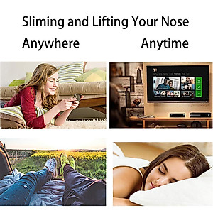 Nose Shaper Clip Nose Beauty Up Lifting Silicone Pain-Free Nose Bridge Straightener Corrector Slimming Rhinoplasty Device for Wide Crooked Nose High Up Tool