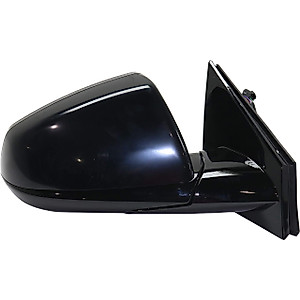 Kool Vue Driver & Passenger Side Power Heated Mirrors for Cadillac SRX 2010-2012 Power Fold With Memory Paintable For Models Without Etched Warning
