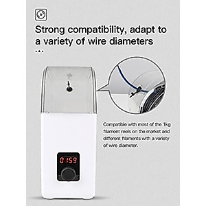 Official Creality Filament Dryer, 1.75 Filament Dry Box, Dust-Proof and Moisture-Proof, Keeping Filaments Dry During