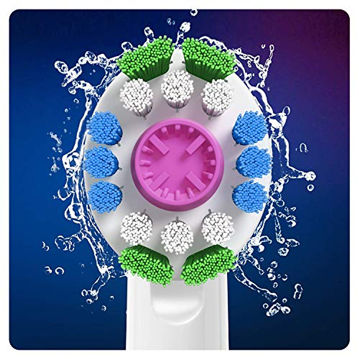 Oral-B Clean Maximiser Electric Toothbrush Heads, 3D White, Whitening Action, Pack of 3, Pack for Letterhole, White