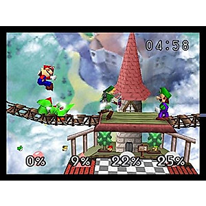 Super SmashBros. n64 - Video Game Cartridge Card - Compatible model NINTENDO - English - US Version - Super Smash Bros. n64 Bit 64