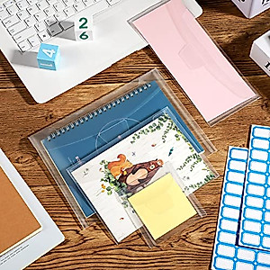 80 Pieces Clear Stamp and Die Storage Bags Plastic Scrapbooking Storage 4 Sizes Die Storage Pockets Die Cut Storage Resealable Die Cut Envelope with Label Stickers for Cutting Dies Stencil Stamp Craft