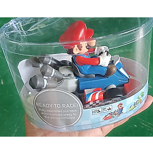 HANBO 3 pcs Bigger Super Star Mari Bros Kart Pull Back Cars