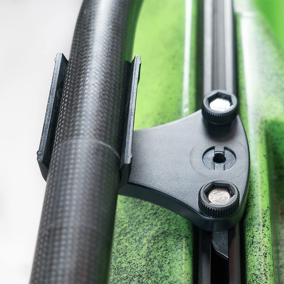 RAILBLAZA QuickGrip Kayak Paddle Holder Clip with Trackmount for Paddle Pole or Landing Net Storage