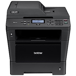 Brother Printer DCP8110DN Monochrome Printer with Scanner and Copier and Networking, Amazon Dash Replenishment Ready