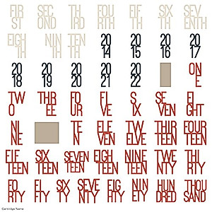 Cricut 2002574 Days and Dates Cartridge