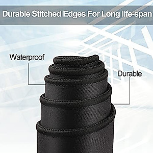 Large Gaming Mouse Pad (900x400x0.3MM), BviFioX Extended Large Mouse Pad with Premium Textured Cloth, Non-Slip Rubber Base (Black-6030)