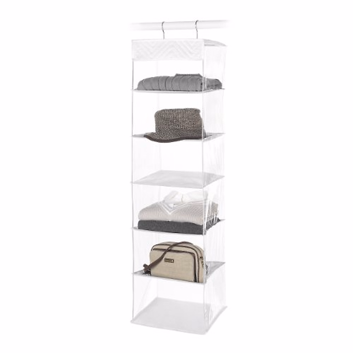 Whitmor 6-Shelf Hanging Accessory Bag