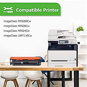 Aztech Compatible Toner Cartridge Replacement for Canon 131 131H CRG131 CRG-131 Toner Cartridge ImageClass MF8280Cw MF624Cw MF628Cw LBP7110Cw Printer Ink (Black, Cyan, Magenta, Yellow, 4-Pack)