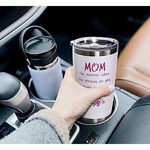 Gifts for Mom From Daughter Son, "Mom No Matter What/Ugly Children" 20 Oz Mom Tumbler, Mom Gifts, Mothers Day Gifts for Mom - Birthday Gifts for Mom, Unique Christmas Gifts for Mom