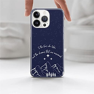 Tekilla Acotar Phone Case Compatible with iPhone 13 Pro Maxˌ Flexible Custom Gel Cover with Night Court Design & Slim Phone Protective Cases