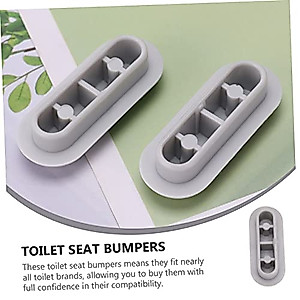 CRILSTYLEO 12pcs toilet gasket replacement toilet seat toilet seat cushion toilet attachment toilet accessories sitz bath for toilet seat Toilet Bumper Anti- Gaskets Mute plastic repair kit