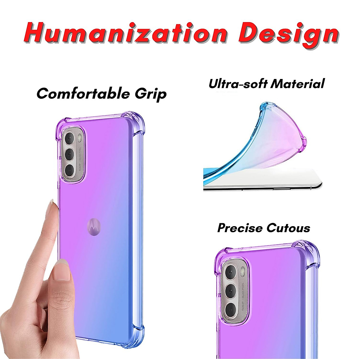 for Moto G Stylus 5G 2022 Case [Anti-Scratch] Flexible Ultra Slim Fit Soft TPU Rubber Shockproof Bumper Phone Case, Clear Protective Cover