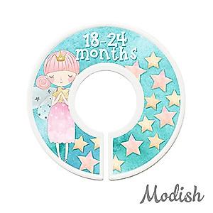 Modish Labels Baby Clothes Size Dividers, Baby Closet Organizers, Size Dividers, Baby Closet Organizers, Closet Dividers, Clothes Organizer, Nursery, Girl, Boho, Fairy, Princess, Fairies (Baby)