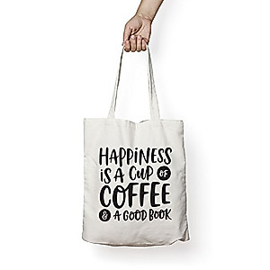 MY WORKOUT IS READING IN BED - Book Lovers Canvas Tote Bag- Ideal Book Related Gift! Literary Readers Gift for your favorite bookworm, friend – man or woman!