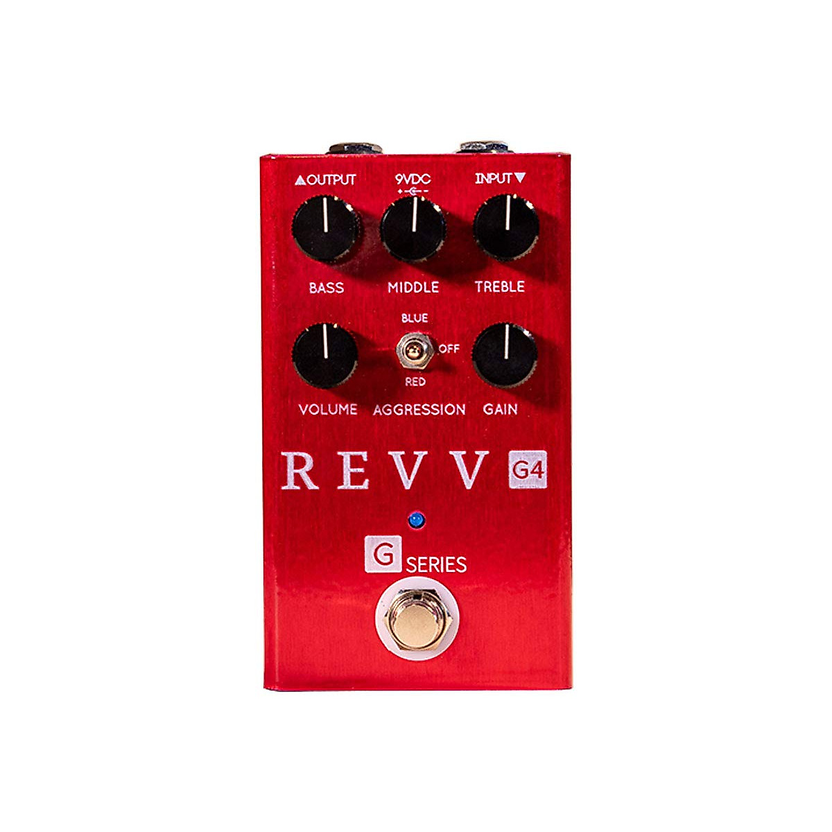 Revv G4 Preamp/Overdrive/Distortion Pedal Red