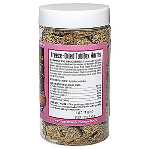 San Francisco Bay Brand Freeze-Dried Tubifex Worms 0.92-Ounces (26-Grams) Jar