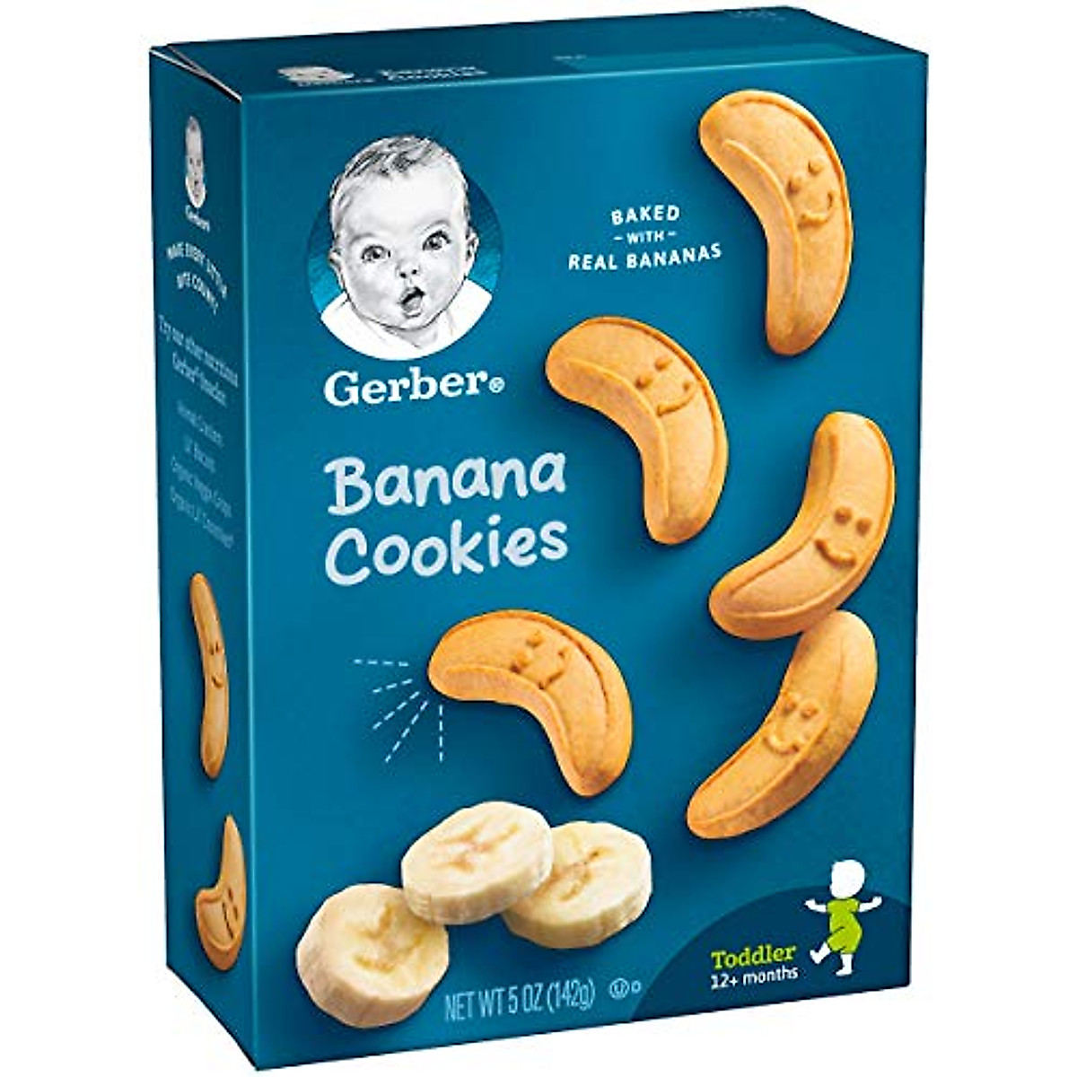 Gerber Graduates BANANA COOKIES 5oz. (Pack of 3)
