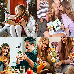 Needbrock Sublimation Tumblers Blank 20oz, 12 Pack Straight Skinny Double-Walled Insulated Tumblers Blank White with Individually Gift, Lids, Straw, Rubber Bottoms