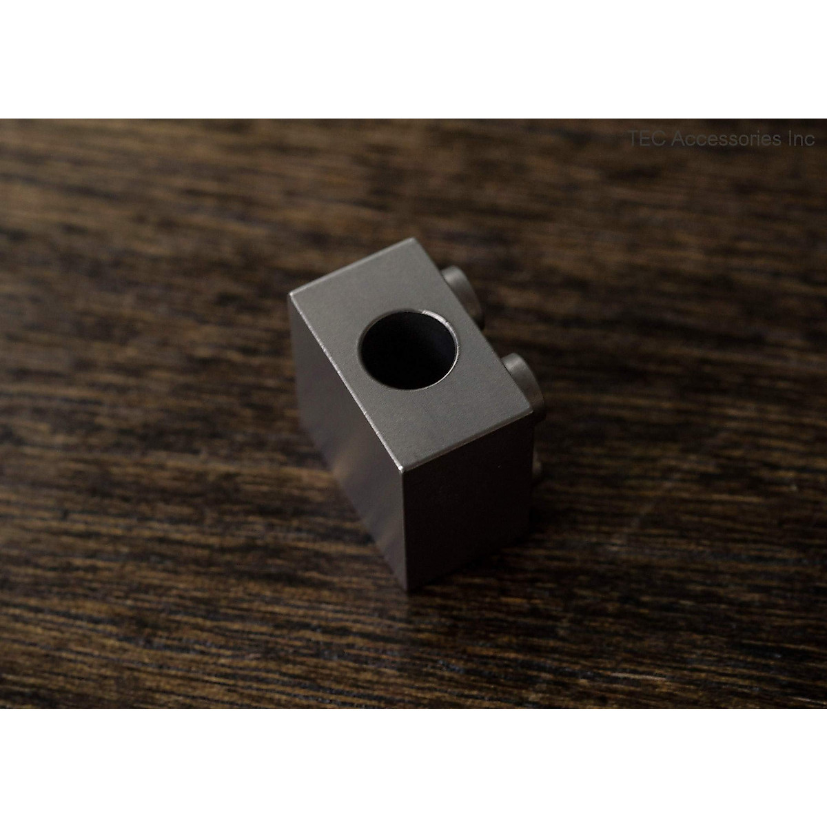 TEC Accessories T-Brick Titanium Lanyard Bead - Keychain, Zipper Pulls, Bags, Knife Lanyard Beads and Paracord Beads for Men - Lightweight and Durable EDC Bead Keychain Accessories