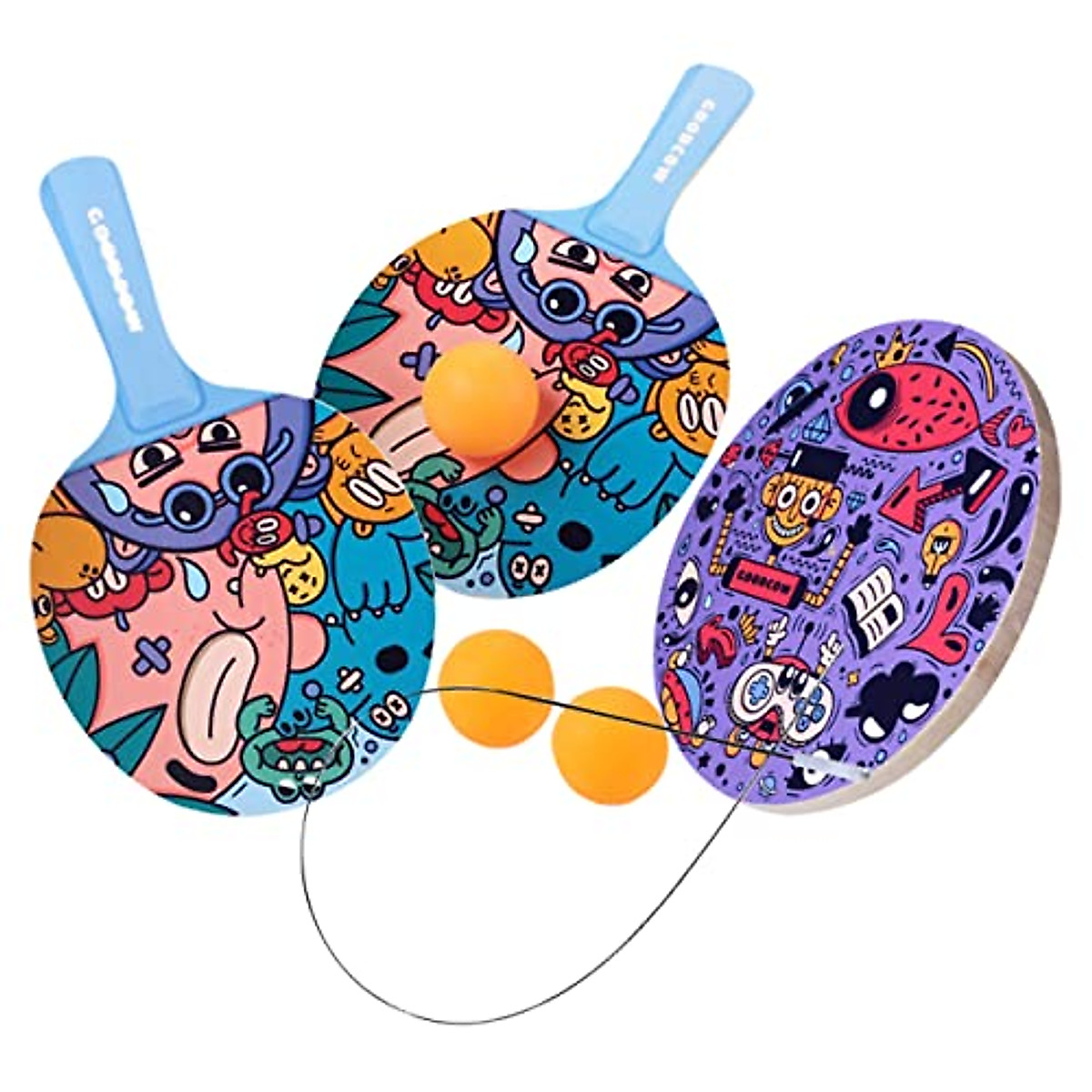 BIUDECO 1 Set Table Tennis Trainer Practice Tool Table Tennis Practicing Toys Pong Training Device Indoor Game Toys Sports Plaything Portable Table Tennis Household Suit Abs Child