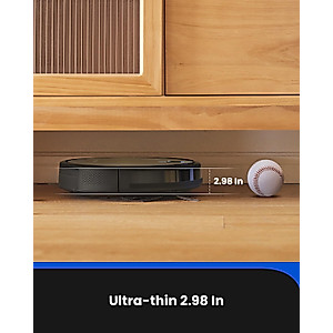 Proscenic 850T Robot Vacuum and Mop Combo, WiFi/App/Alexa/Siri Control, Robotic Cleaner with Gyro Navigation, Boundary Strip Included, Self-Charging, Slim, Good for Hard Floor, Pet Hair, Carpet