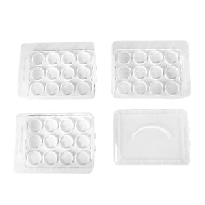 RENFANSHOP 3 Tier Cupcake Packing Box with Lid，Cupcake Muffin Carrier with Lid White Cakes Food Transporter Container Holds 36 Cupcakes or 3 Large Cakes Food with 3 Tier Stackable Layer Insert