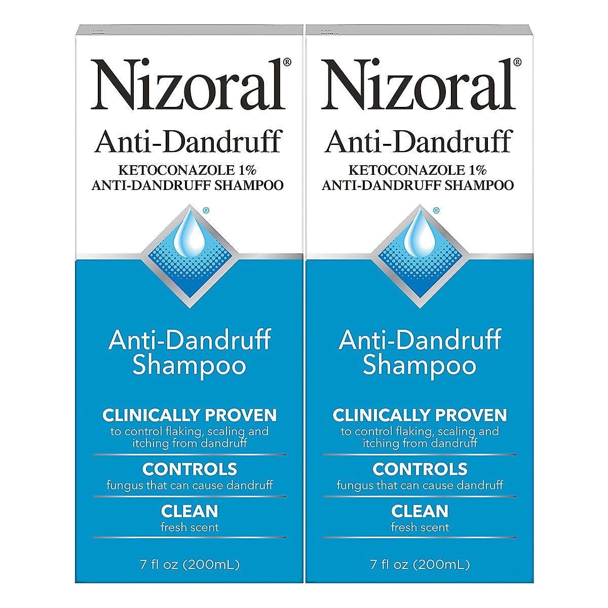 Nizoral Anti-Dandruff Shampoo, 7 Fl Oz (Pack of 2)