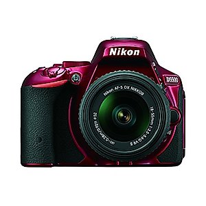 Nikon D5500 DX-format Digital SLR w/ 18-55mm VR II Kit (Red)