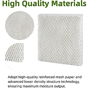 ITidyHome 4-Pack 10 Water Panel Replacement Humidifier Filter Compatible with Aprilaire Whole-House Humidifier Models 110, 220, 500, 500A, 500M, 550, 550A, 558, Compatible with Honeywell HC22P