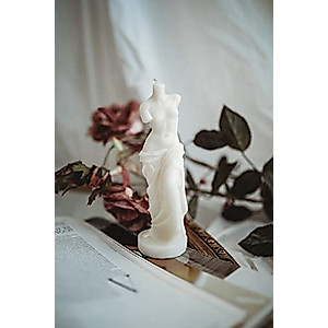 Statue Soy Wax Scented Candle for Home Decoration Wedding Christmas Birthday Valentine's Day (Venus Candle)