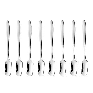 Mini Stirring Spoons, Stainless Steel Espresso Spoons, 4.9 Inch Coffee Spoons, for Desserts, Ice Cream, Tea,Coffee, Milk, Sugar