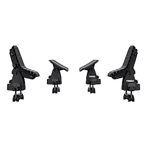 Thule DockGlide - Carries kayaks up to 36" wide - Fits all hull shapes - Kayak roof rack - One-person easy loading - 75lb weight capacity