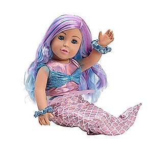 ADORA Amazon Exclusive Amazing Girls Collection, 18” Realistic Doll with Mermaid Outfit, Birthday Gift for Kids and Toddlers Ages 6+ - Mermaid Millie!