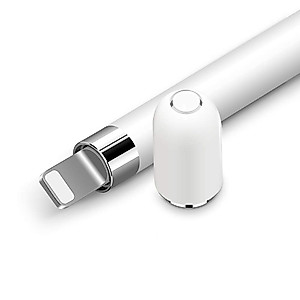 Jelanry Pencil Cap for Apple Pencil Magnetic Replacement Cap Stylus Protective Cover Caps for Apple Pencil 1st Generation iPad Pro Pen (2 Pack)