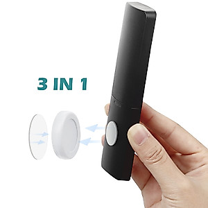 5 Pack Magnetic Remote Control Holder Wall Mount Holders Hole-Free Phone Charging Organizer Storage Containers For Home Office School Supply Storage - strong magnet securely hold (White)