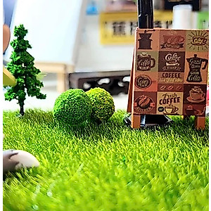 OrgMemory 120 Pcs Model Flower Trees, Model Scenery, Scenery Railroad Layout Scene Decoration Architecture Model Landscape Layout Cluster Flower Vegetation Mini Model Trees Flower