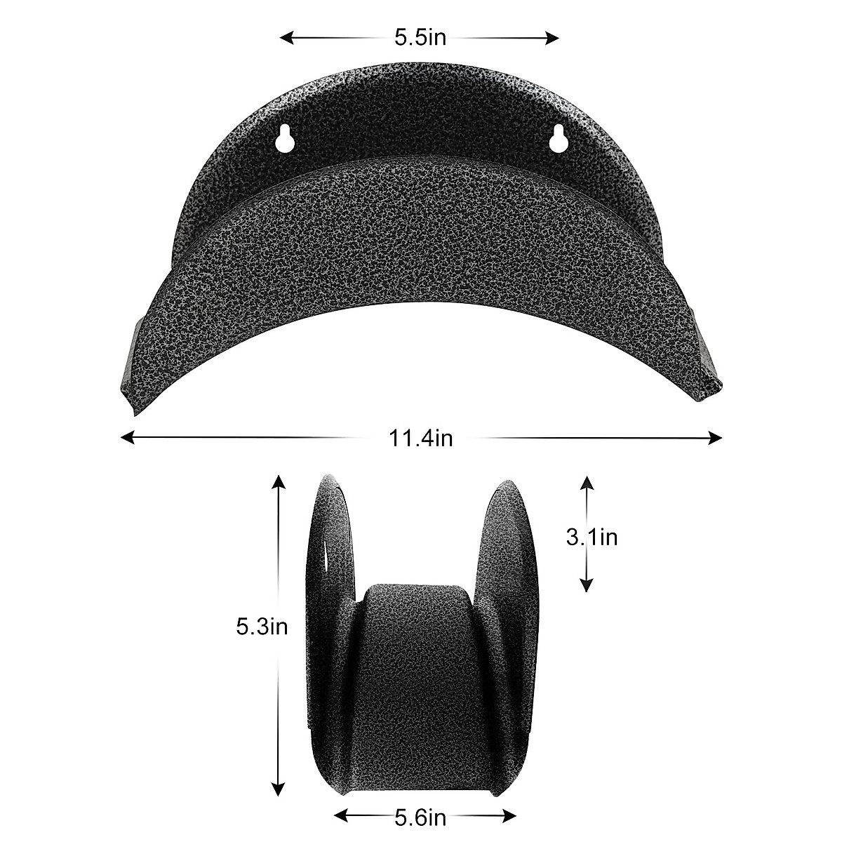 GARTOL Garden Hose Holder Heavy Duty Water Hose Holder, High Carbon Steel Hose Hanger Wall Mount Hose Storage Organizer, for Outside Yard, Rust Proof Hose Rack