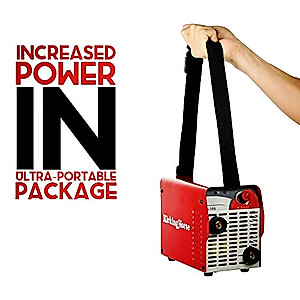 KICKINGHORSE A100 CSA/US Certified Arc Stick Welder 120V DC 100A Highest Efficiency 40K Hz IGBT Inverter Run-Off US Home 15/20A Breaker. Full-Metal Body Structure - Ideal for Beginners and Home Use