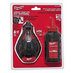 Milwaukee ELEC Tool 48-22-3986 Bold Line Chalk Reel (2-Pack)