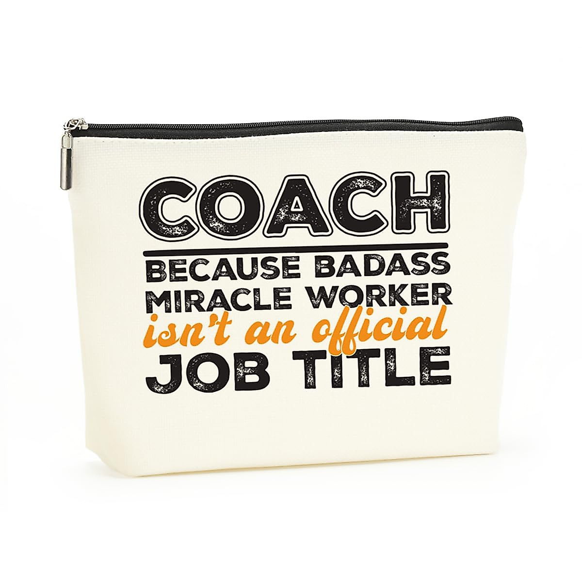 Coach Makeup Bag Cosmetic Bag Travel Accessories Coach Gifts Thank You Appreciation Retirement Birthday Gifts for Women Teacher Football Baseball Volleyball Swim Gym Coach Survival Kit