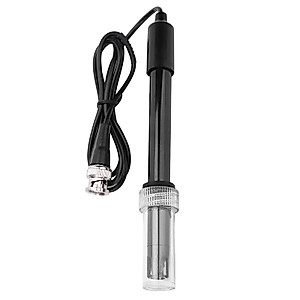 Garosa PH Probe 0-14 PH Detect Sensor Acquisition Monitoring PH Electrode Replacement Probe Electrode Probe Connector Cable Sensor
