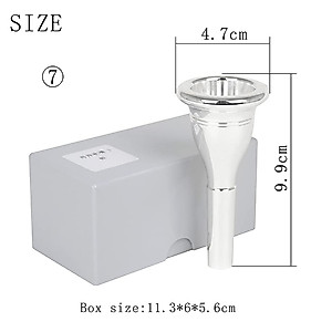 Tuba Tuba Mouth Instrument Accessory Tuba Replacement Silver