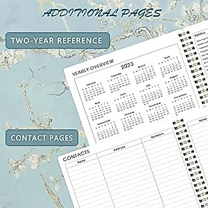 2023-2024 Planner - Planner/Calendar 2023-2024, Jul 2023 - Jun 2024, 2023-2024 Planner Weekly and Monthly with Monthly Tabs, 8" x 10", Strong Twin- Wire Binding, Flexible Hardcover, Daily Organizer
