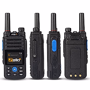 Walkie Talkie Phones Zello PTT Button APP WiFi Mobile Radio 3G/4G Network 100 Miles Long Range Smartphone GPS Android KSUN ZL10