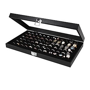J JACKCUBE DESIGN Ring Organizer - Versatile Ring Display Case and Ring Case - Perfect for Storing and Showcasing Multiple Rings - Elegant Ring Jewelry Box and Storage Solution - MK248A