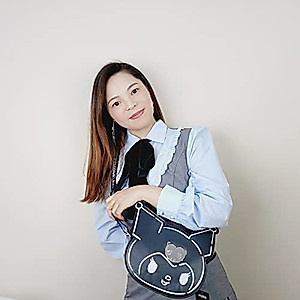 Kawaii Backpack for Girls Cute PU Bag Messenger Shoulder Bag Anime Toy Bag For Girl Cosplay